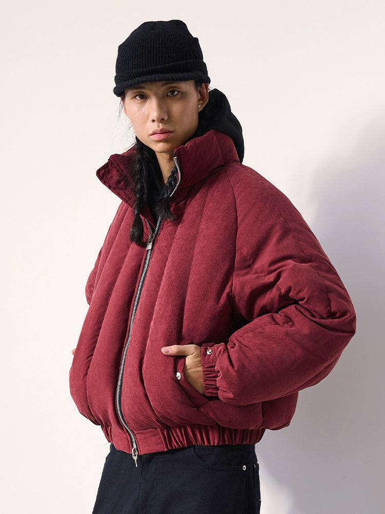Remedy Metal Stud Down Jacket - Trendy Streetwear – Face 3 Face