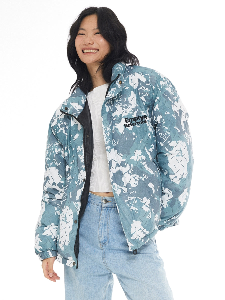 EMPTY REFERENCE Original Camouflage Down Jacket – Face 3 Face