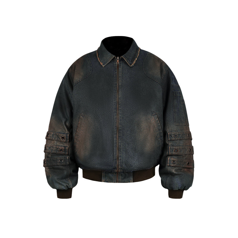 Shop Now ANTIDOTE Dirty Denim Jacket – Face 3 Face