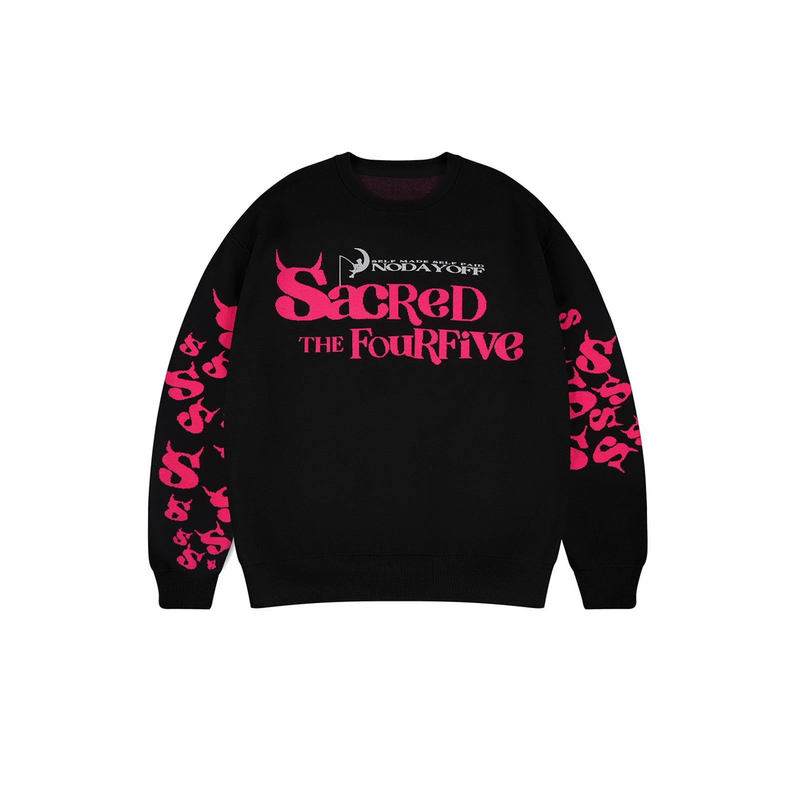 Shop Now S45 Monster Spoof Logo Knit Sweater – Face 3 Face