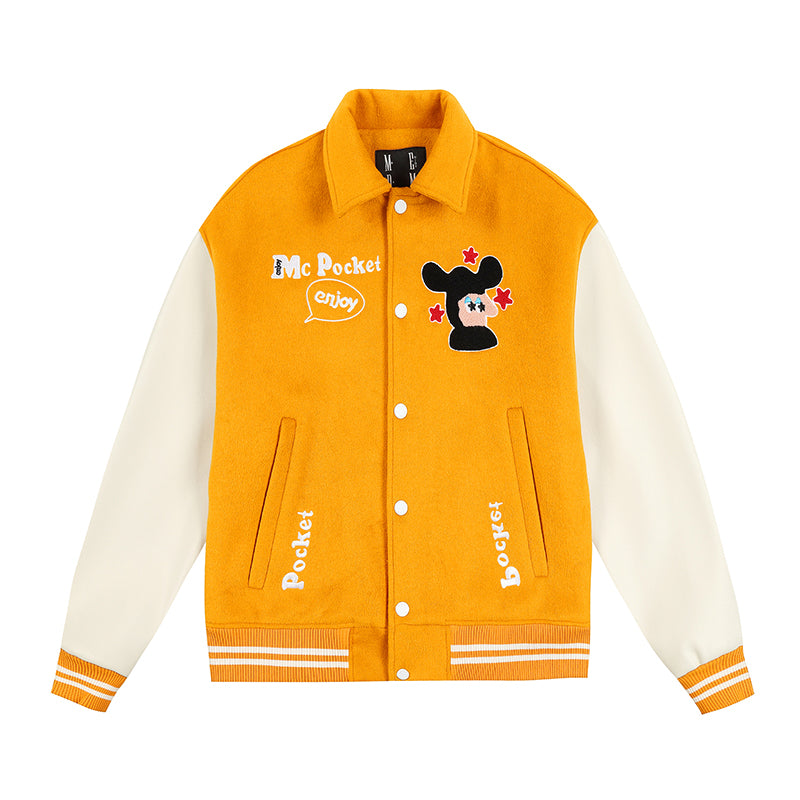 Shop Now MEDM MCP Patchwork Varsity Jacket – Face 3 Face