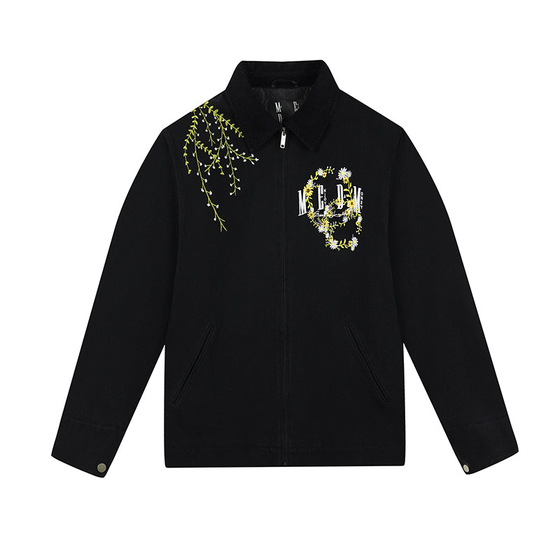 Buy Now MEDM Detroit Daisy Embroidery Jacket – Face 3 Face