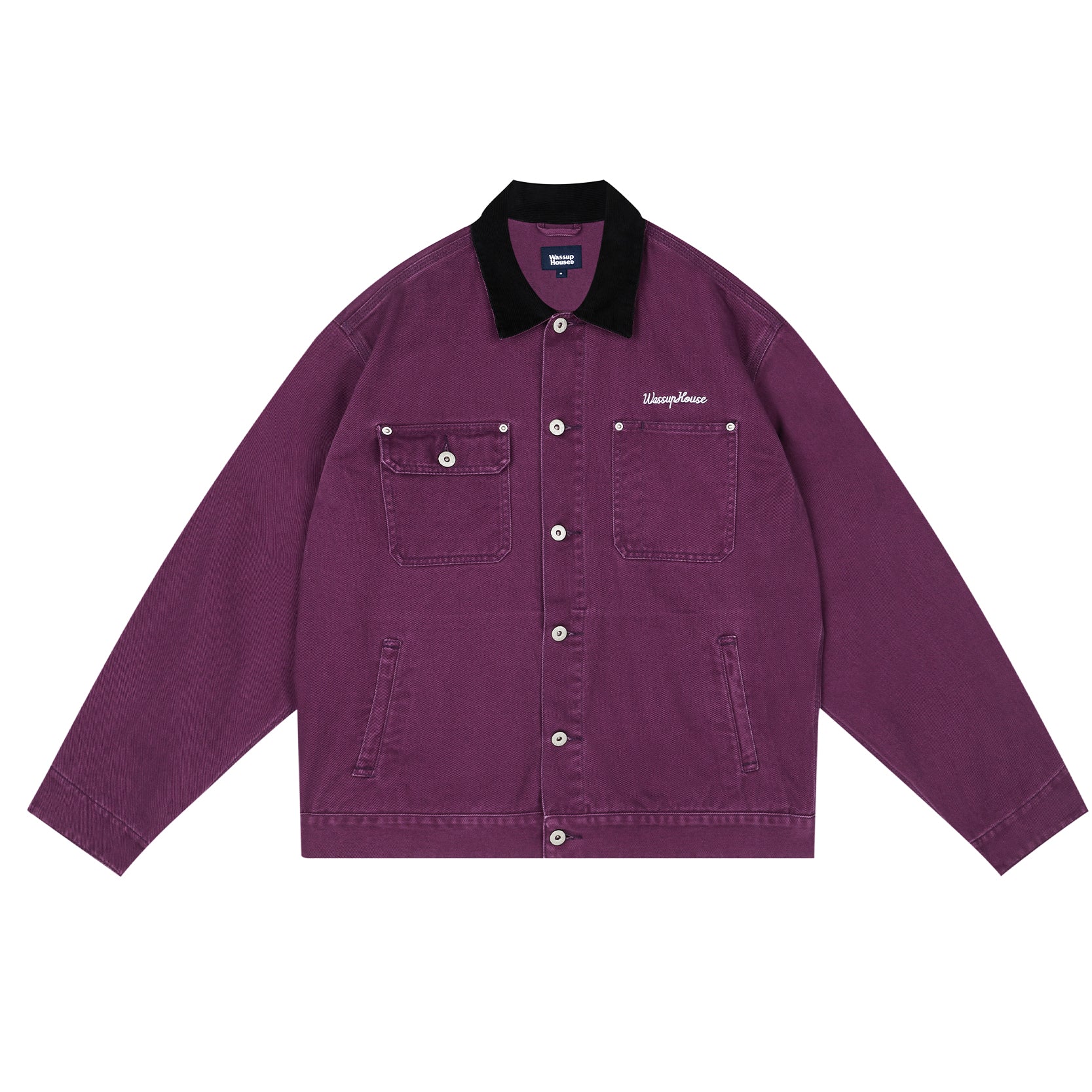 Buy Now Washed Work Jacket – Wassup House – Face 3 Face