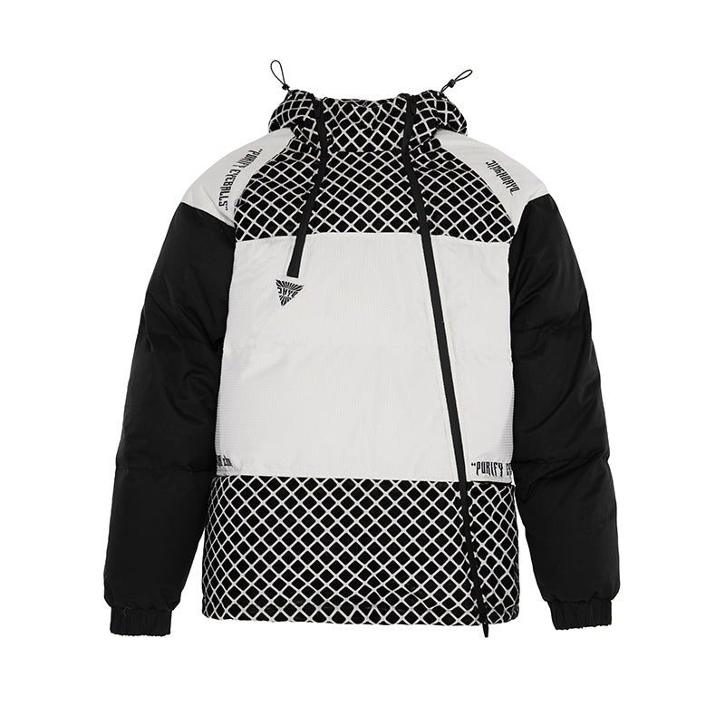 Buy Now JHYQ Plaid Color Block Down Jacket – Face 3 Face